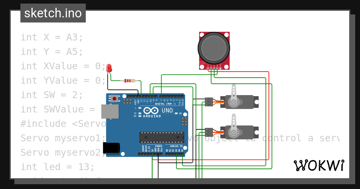 Joystickandservo2 Wokwi Esp32 Stm32 Arduino Simulator 9041