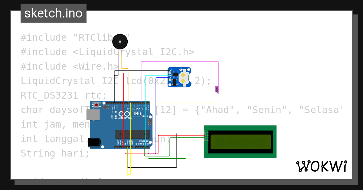 Dira And Said Jam Wokwi Esp32 Stm32 Arduino Simulator