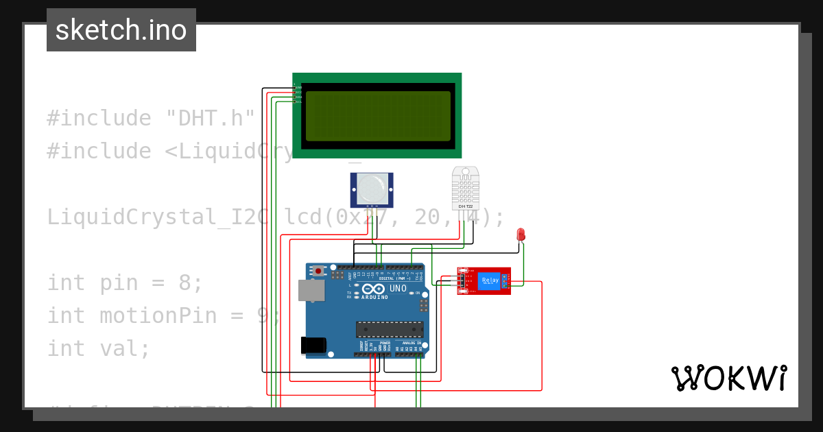 Prj31 Relay Motiondensor Wokwi Esp32 Stm32 Arduino Simulator 9616