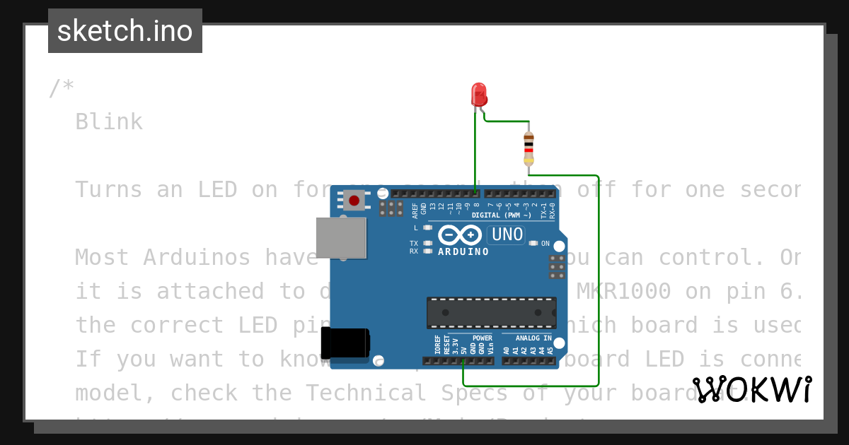 Blink 1 Wokwi Esp32 Stm32 Arduino Simulator 0425