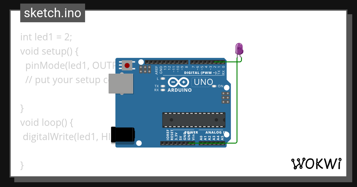 Led01 Wokwi Esp32 Stm32 Arduino Simulator 5771