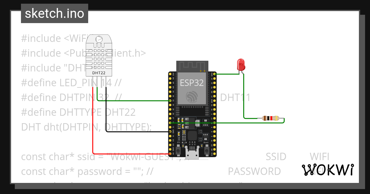 week4 - Wokwi ESP32, STM32, Arduino Simulator