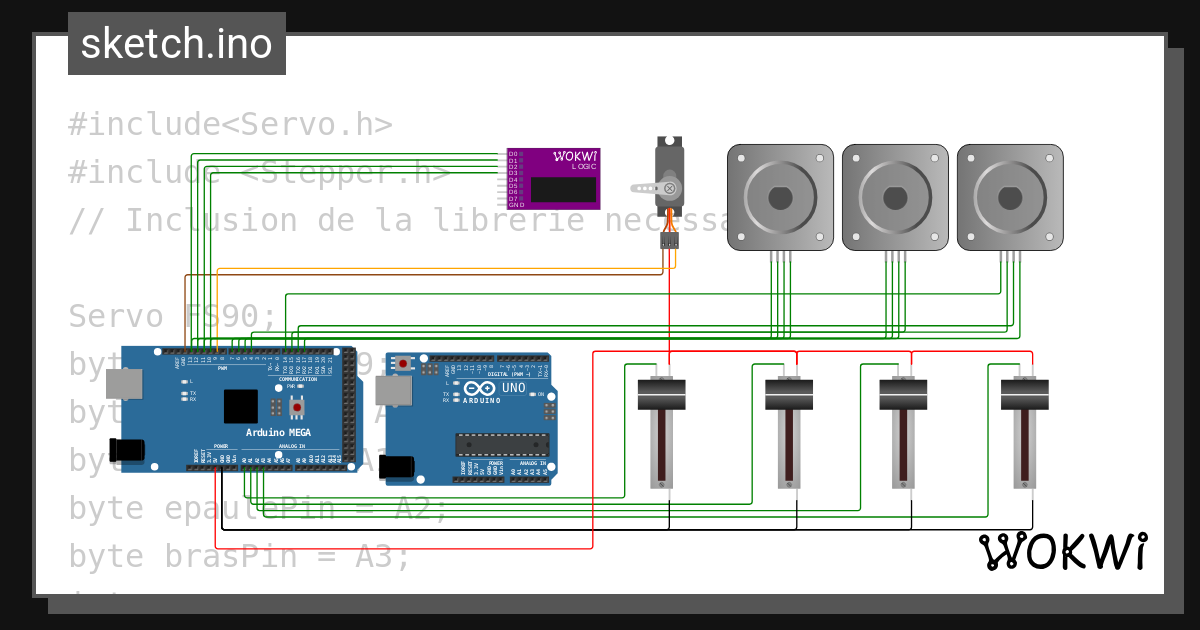 Cobot Wokwi Esp32 Stm32 Arduino Simulator