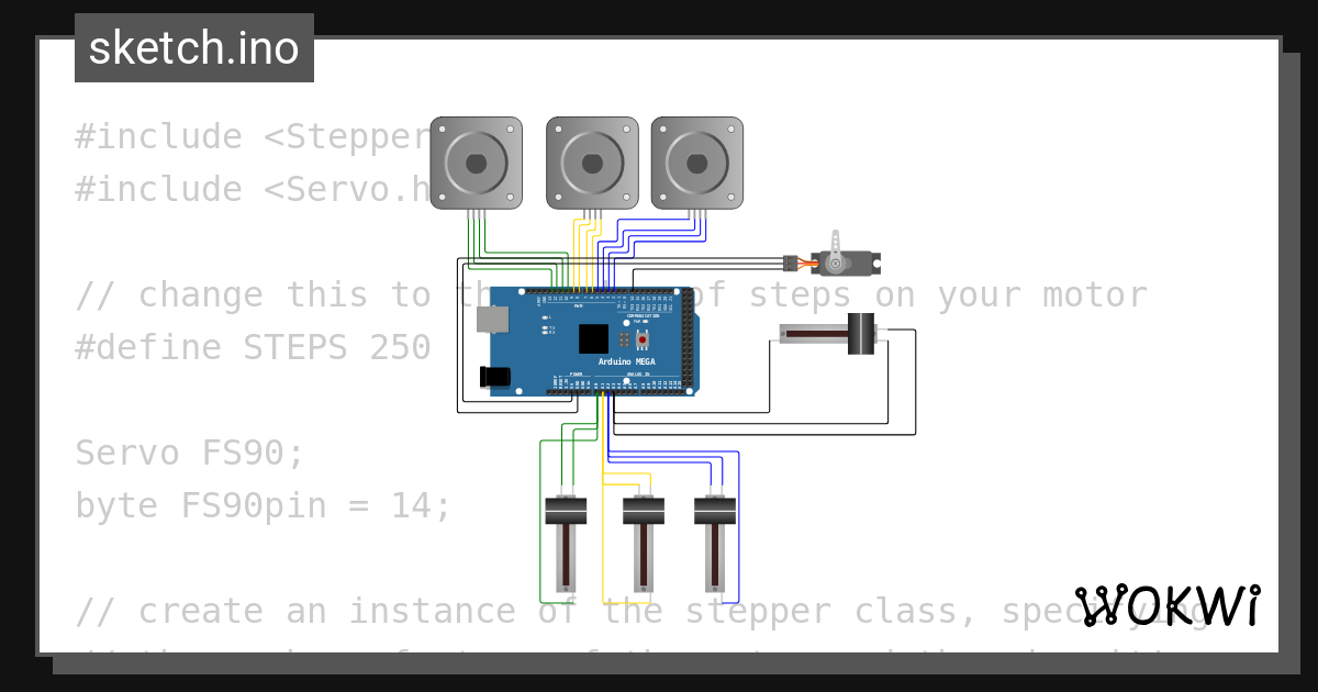 Arduino Cobot Wokwi Esp32 Stm32 Arduino Simulator