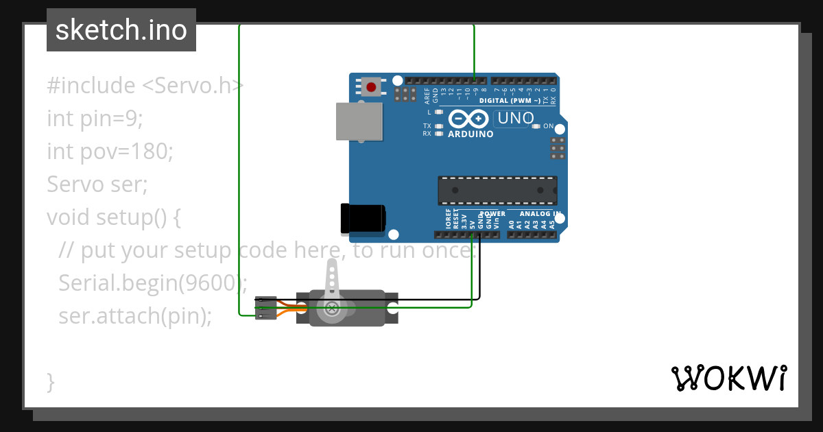 servo - Wokwi ESP32, STM32, Arduino Simulator