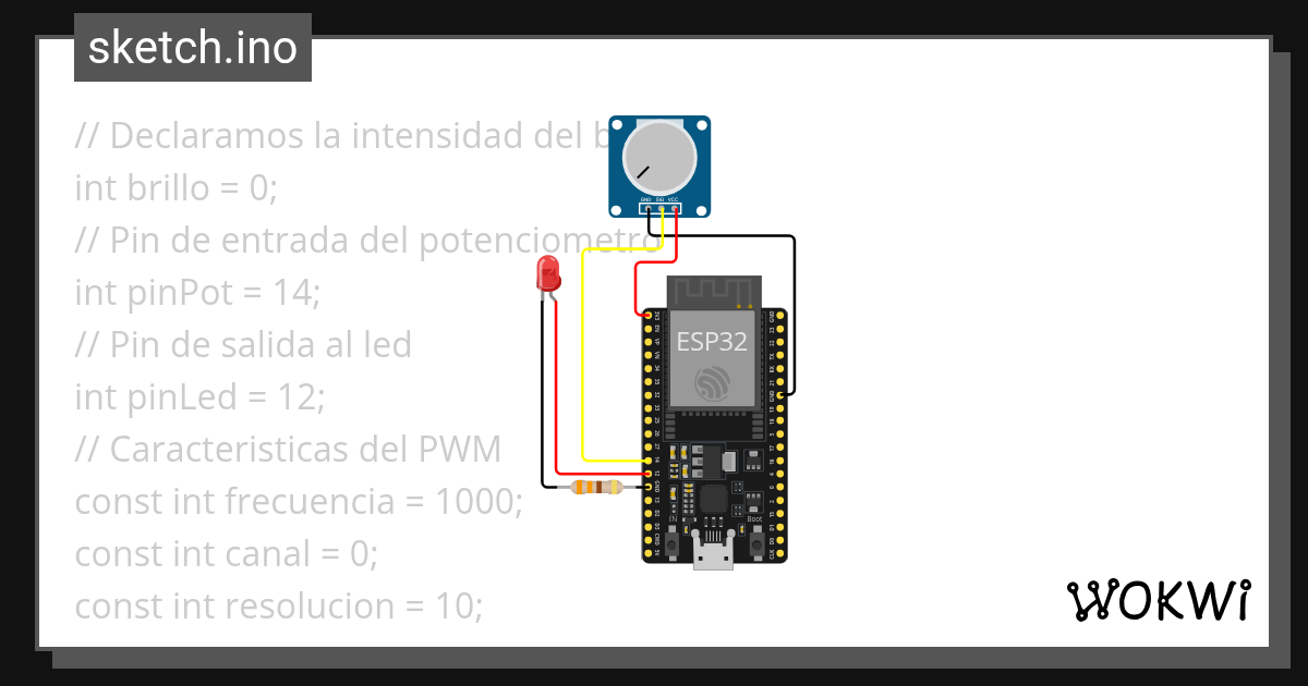 POTENCIOMETRO_LED_PWM_ESP32 - Wokwi ESP32, STM32, Arduino Simulator