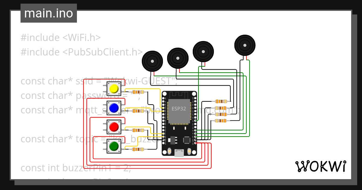 IOT - Wokwi ESP32, STM32, Arduino Simulator