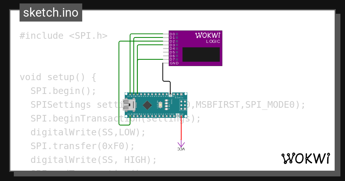 Spi Analyser Copy Wokwi Esp32 Stm32 Arduino Simulator