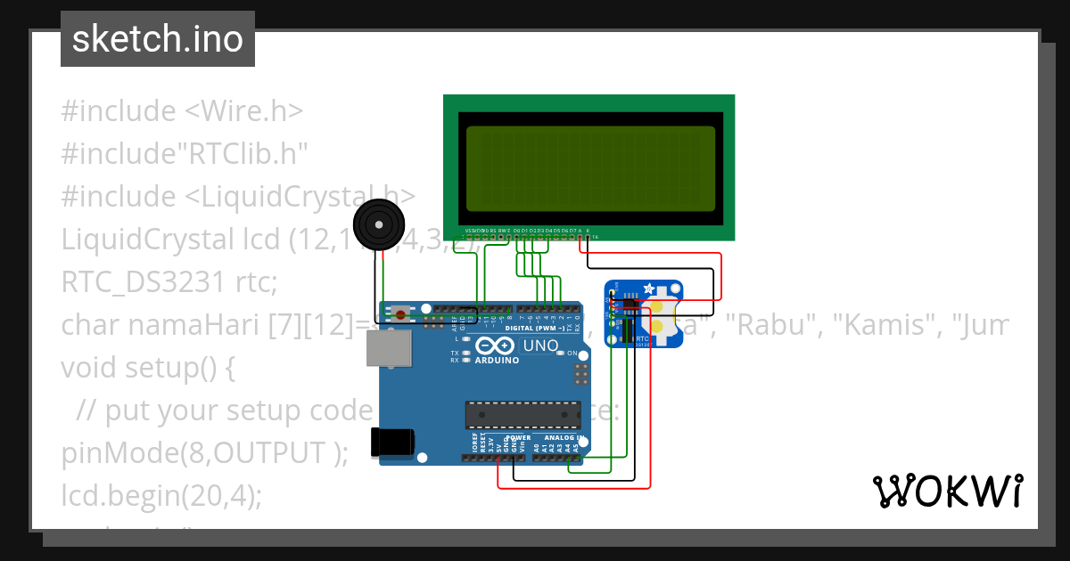 Jam arduino uno adiii - Wokwi ESP32, STM32, Arduino Simulator Jam arduino uno adiii - Wokwi ESP32, STM32, Arduino Simulator