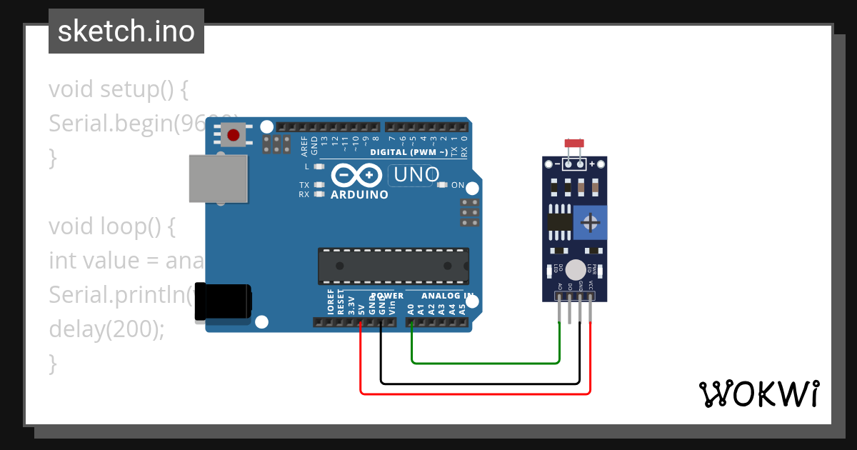LDR sensor Analog Pin ค่าความเข้มแสง - Wokwi ESP32, STM32, Arduino ... LDR sensor Analog Pin ค่าความเข้มแสง - Wokwi ESP32, STM32, Arduino ...