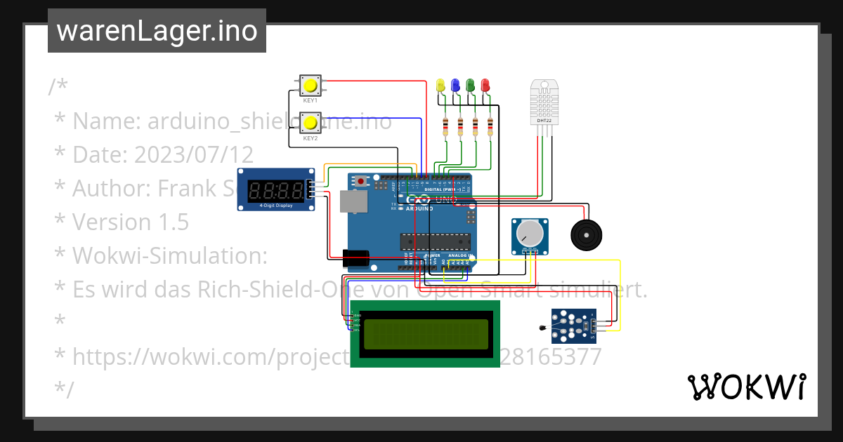 Wokwi - Online ESP32, STM32, Arduino Simulator Wokwi - Online ESP32, STM32, Arduino Simulator