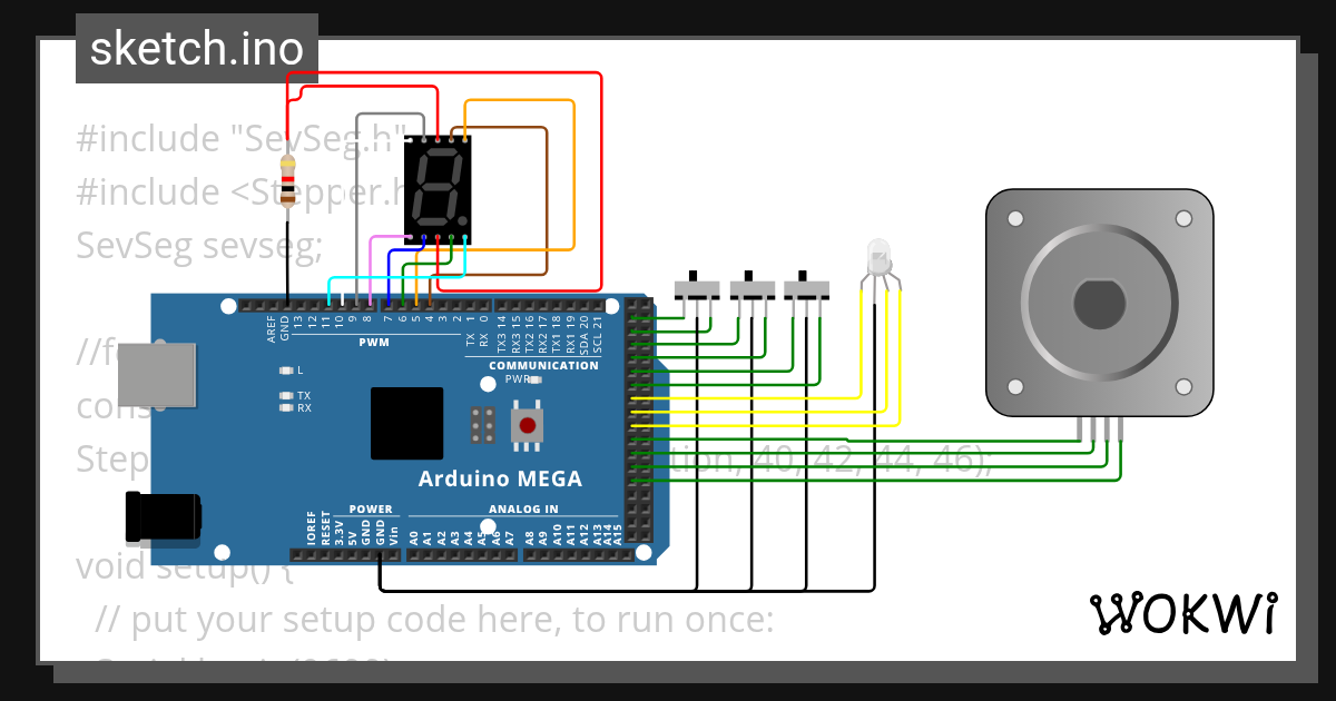 Switches Get Stitches (and a Display) - Student Version Copy - Wokwi ESP32, STM32, Arduino Simulator