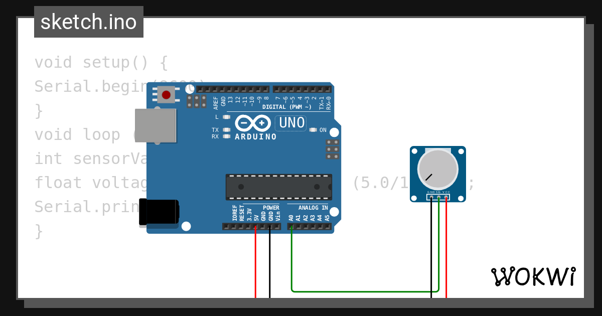 P034 Lectura Analogica Wokwi Esp32 Stm32 Arduino Simulator 3251