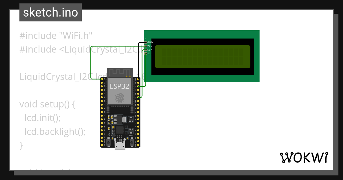ADV class 291 Activity 2 - Wokwi ESP32, STM32, Arduino Simulator
