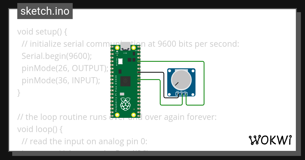 adc - Wokwi ESP32, STM32, Arduino Simulator