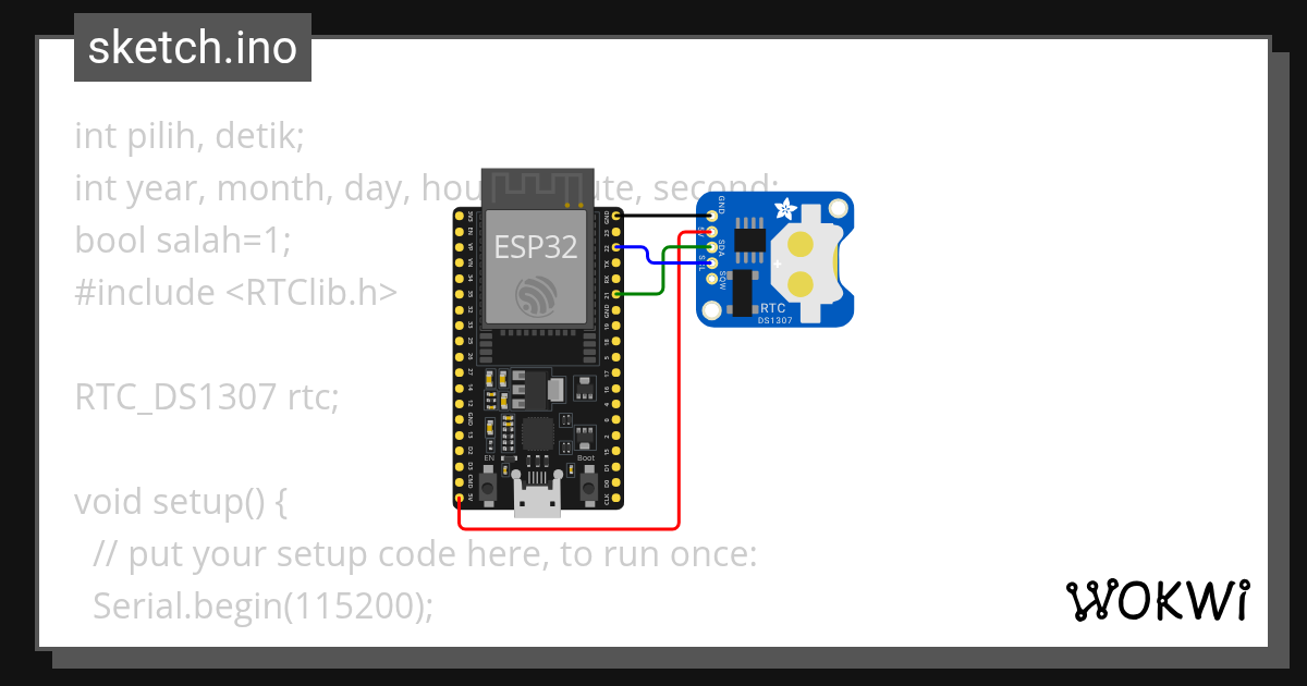 Menu Rtc Tugas Sesi 13 By Izal Wokwi Esp32 Stm32 Arduino Simulator 