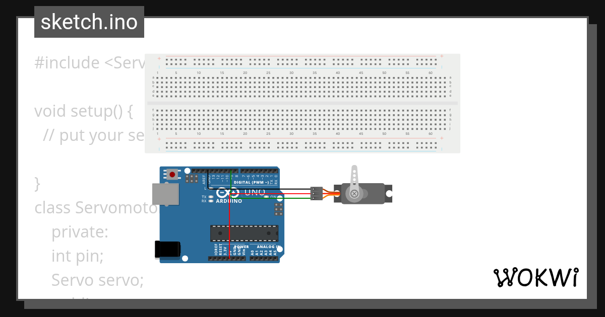 Servo - Wokwi ESP32, STM32, Arduino Simulator