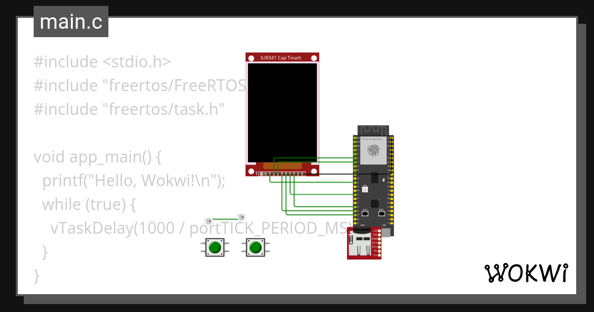 test_1 - Wokwi ESP32, STM32, Arduino Simulator test_1 - Wokwi ESP32, STM32, Arduino Simulator