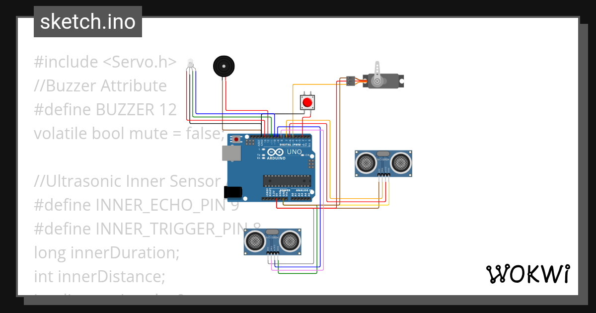 SmartBin Copy - Wokwi ESP32, STM32, Arduino Simulator