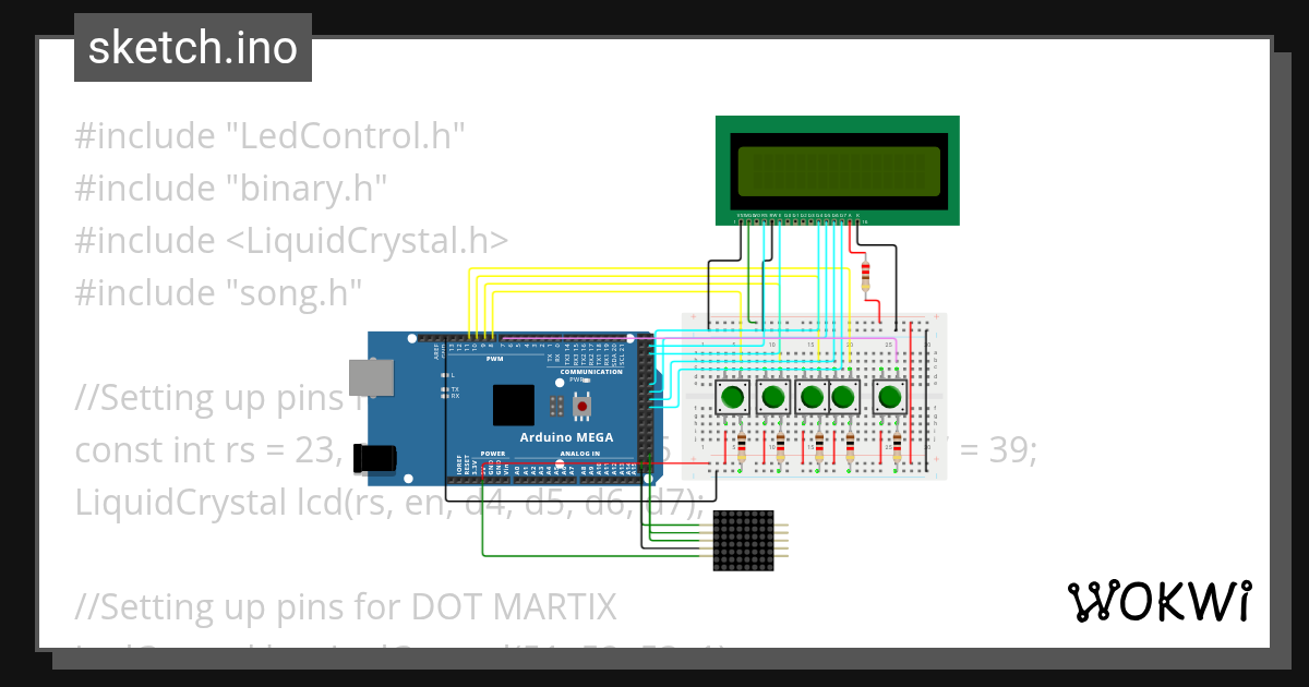 DDR Copy / OSU MANIA Copy (5) - Wokwi ESP32, STM32, Arduino Simulator