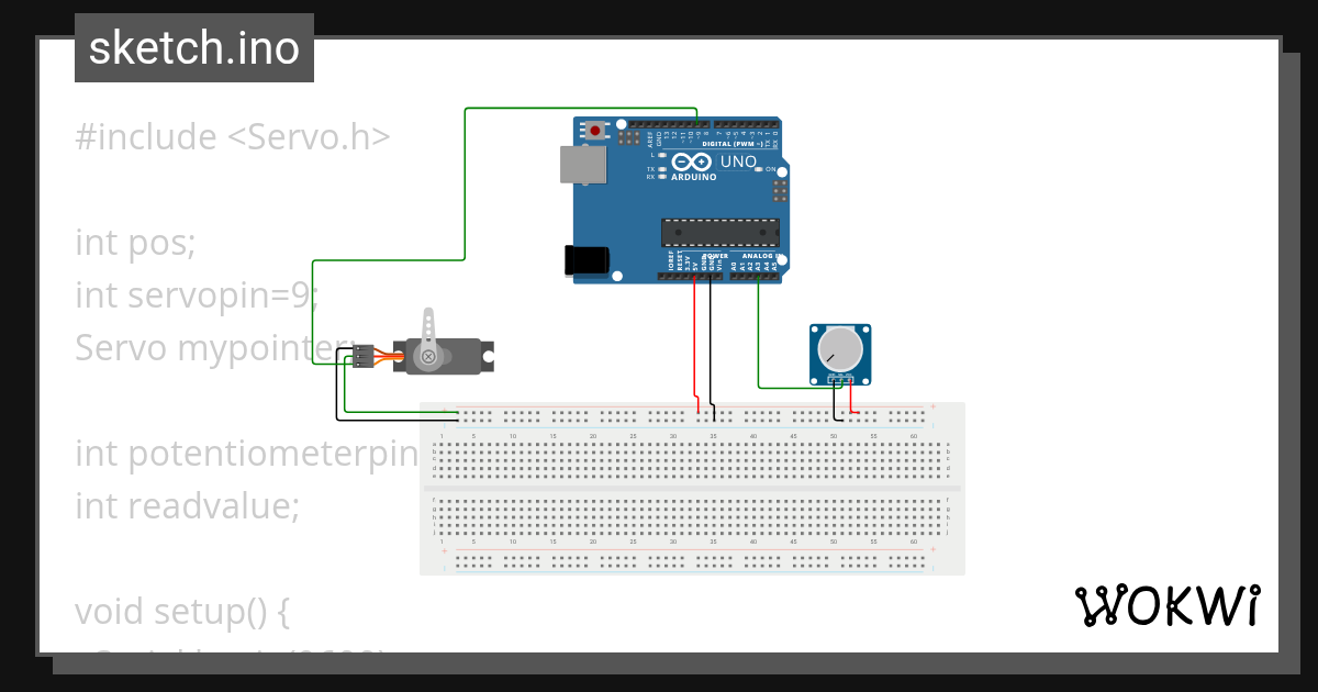 Servo Wokwi Esp32 Stm32 Arduino Simulator 