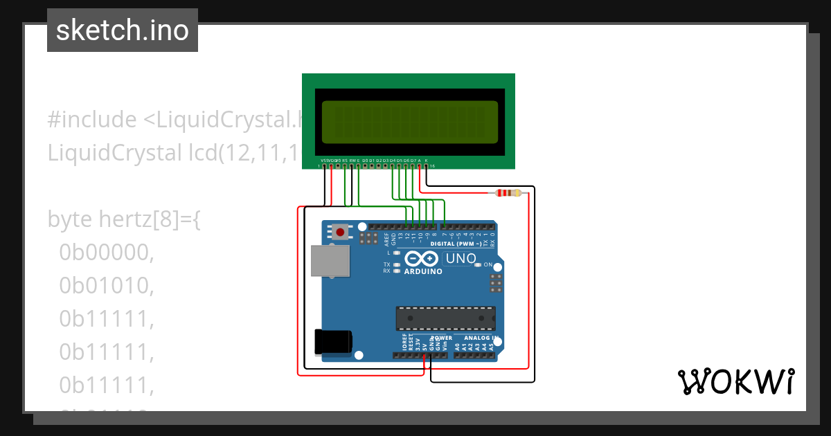 lcd vaja 3 - Wokwi ESP32, STM32, Arduino Simulator