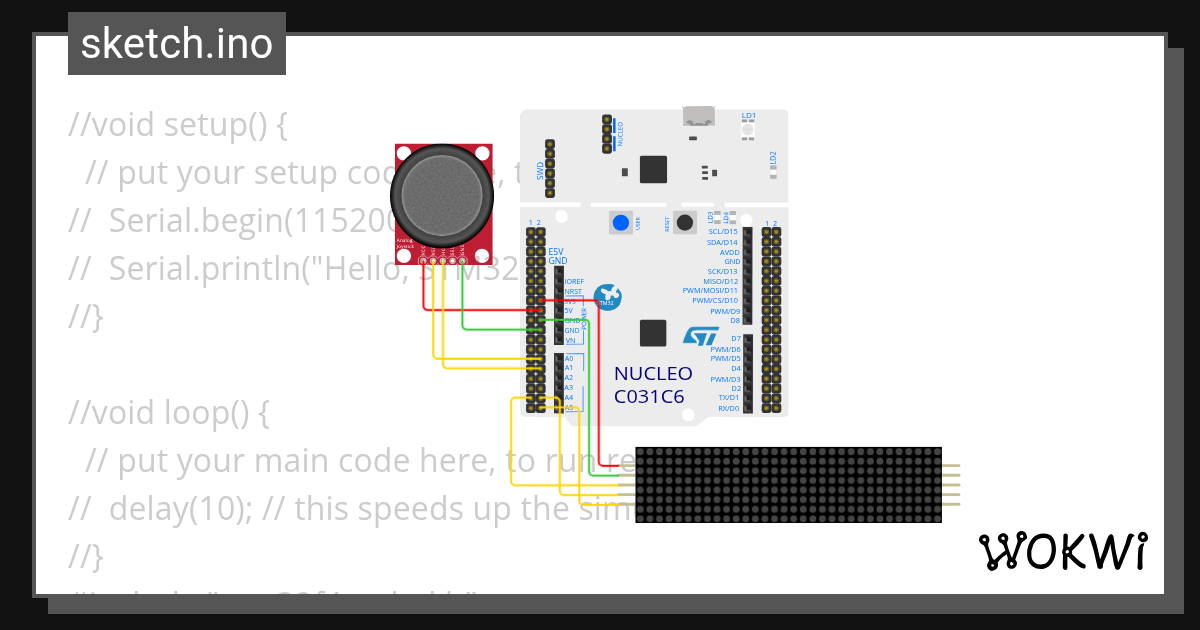 project microp - Wokwi ESP32, STM32, Arduino Simulator
