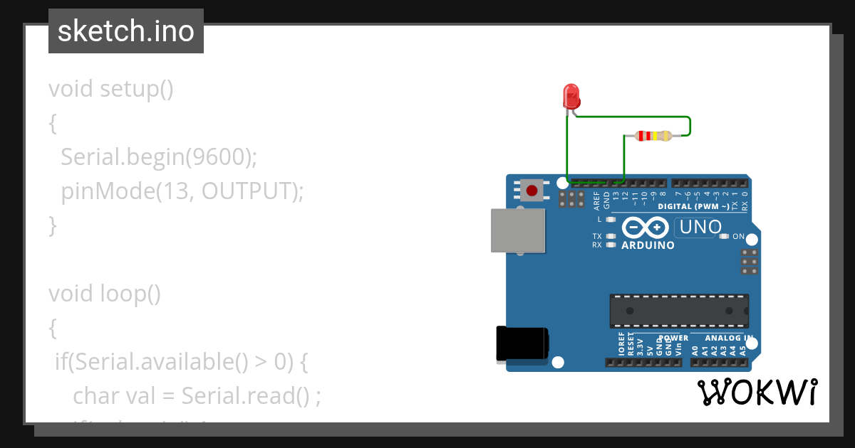 If Led วรภพ 8 Wokwi Esp32 Stm32 Arduino Simulator 7604