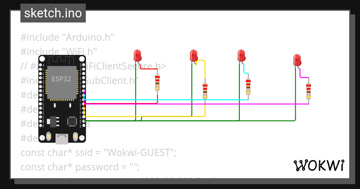 2node Red Led To Wokwi Esp32 Copy 2 Wokwi Esp32 Stm32 Arduino 