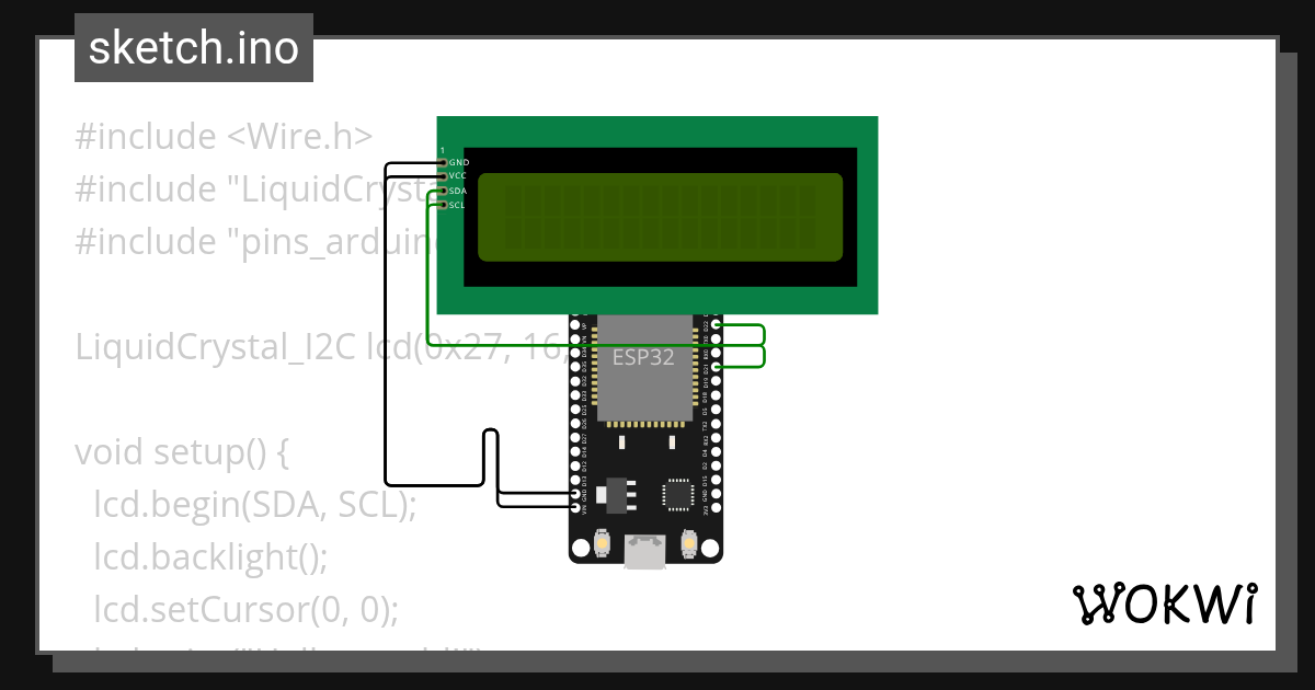 Esplcd Wokwi Esp32 Stm32 Arduino Simulator