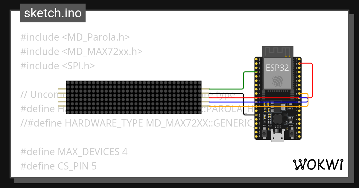 esp23 - Wokwi ESP32, STM32, Arduino Simulator