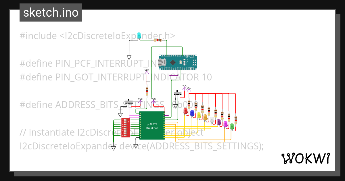 Pcf8575 Wokwi Esp32 Stm32 Arduino Simulator 5854