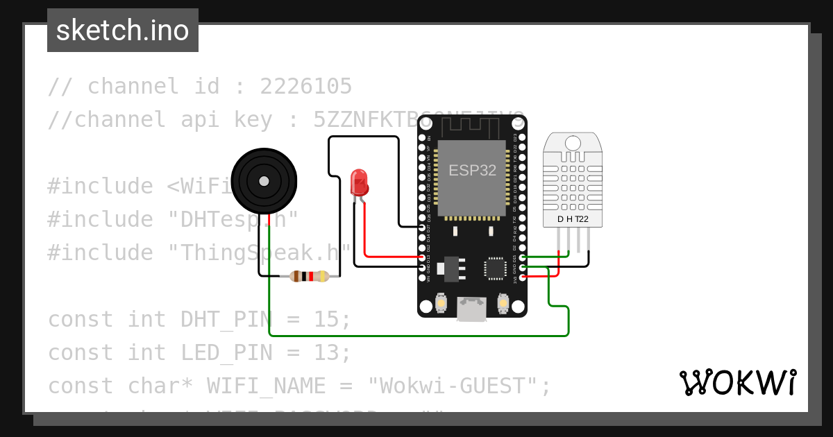 Esp32 Dht22 Thingspeak Copy Wokwi Esp32 Stm32 Arduino Simulator 4096
