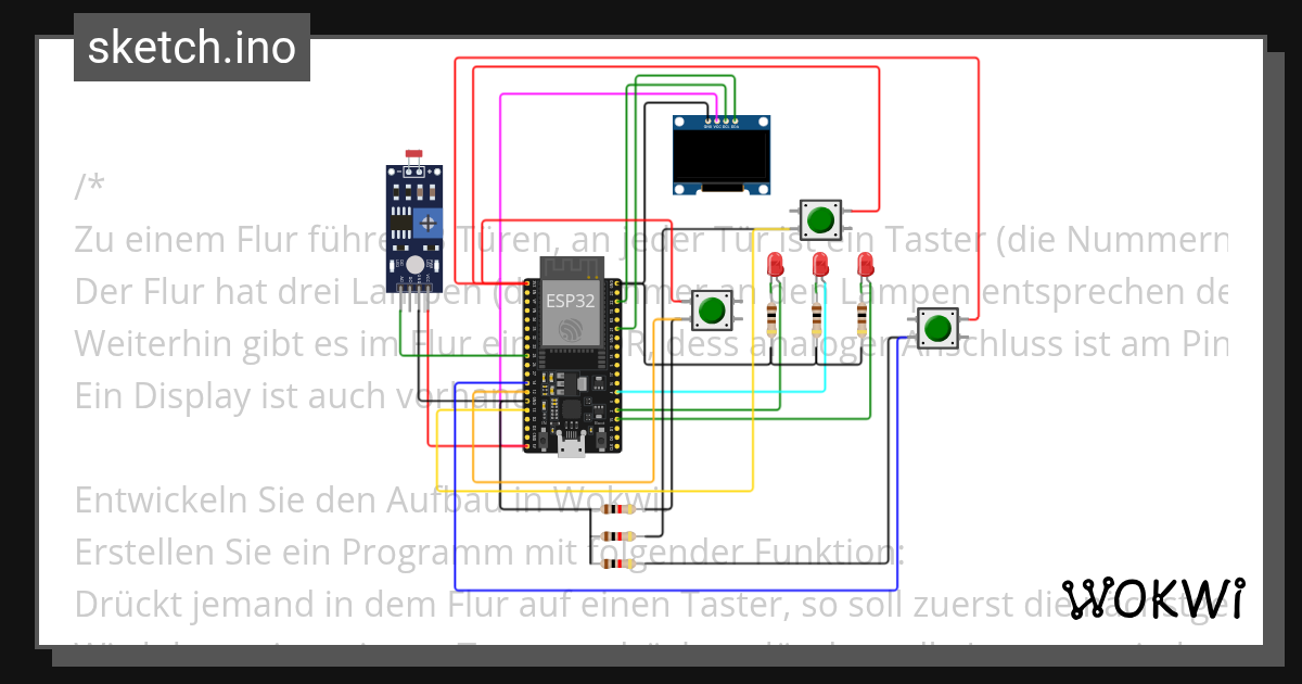bearbeitete aufgaben kopie - Wokwi ESP32, STM32, Arduino Simulator