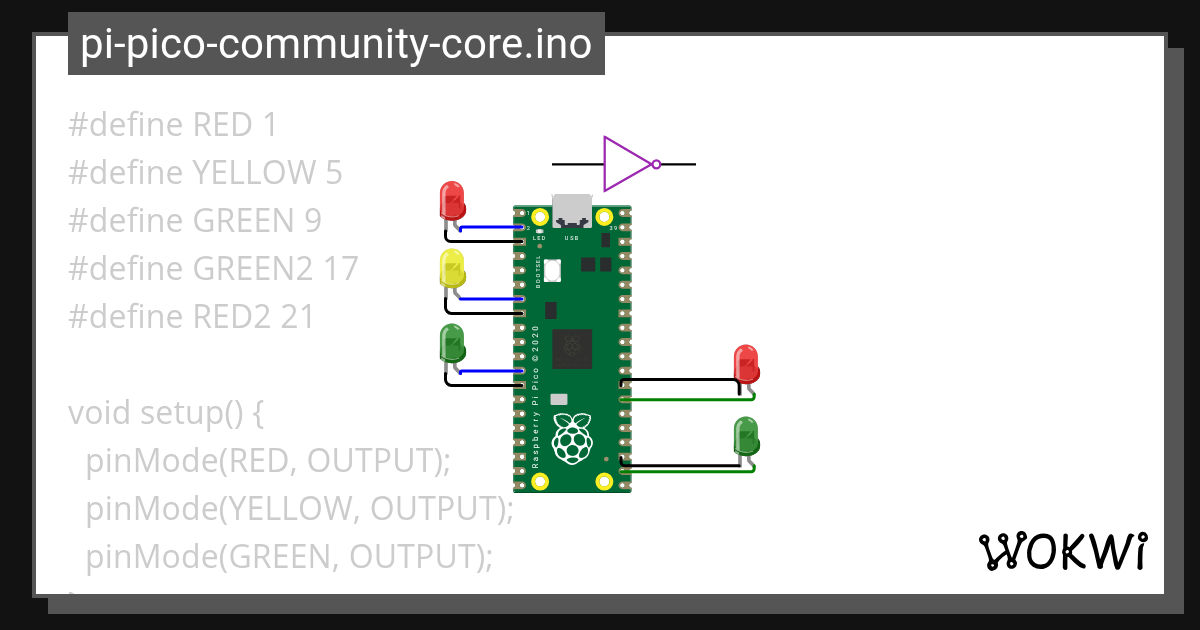 Traffic Lights Not Finished Wokwi Esp32 Stm32 Arduino Simulator