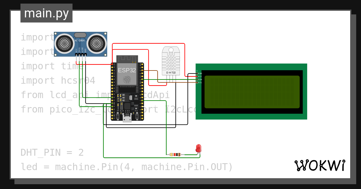 đo Nhiệt độ độ ẩm Wokwi Esp32 Stm32 Arduino Simulator 3067