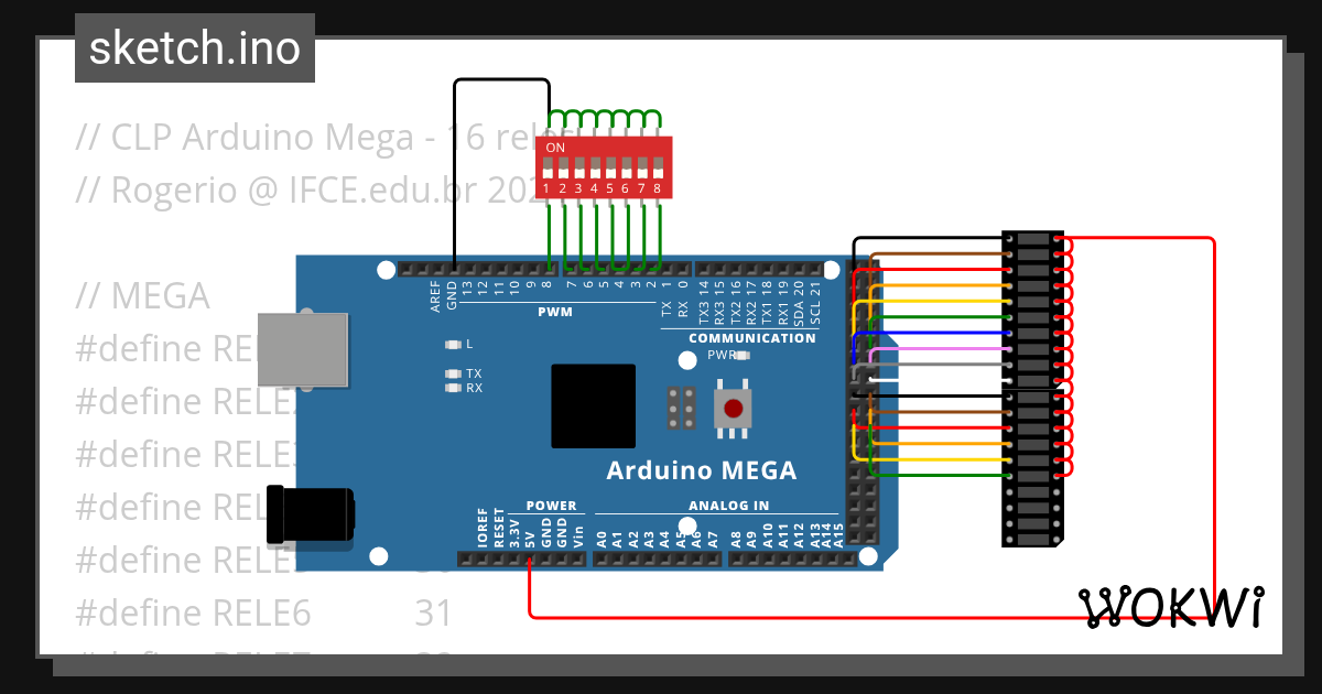 CLP_Mega_v1.01 - Wokwi ESP32, STM32, Arduino Simulator