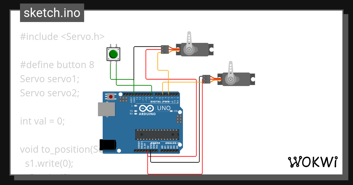 two_servo - Wokwi ESP32, STM32, Arduino Simulator two_servo - Wokwi ESP32, STM32, Arduino Simulator