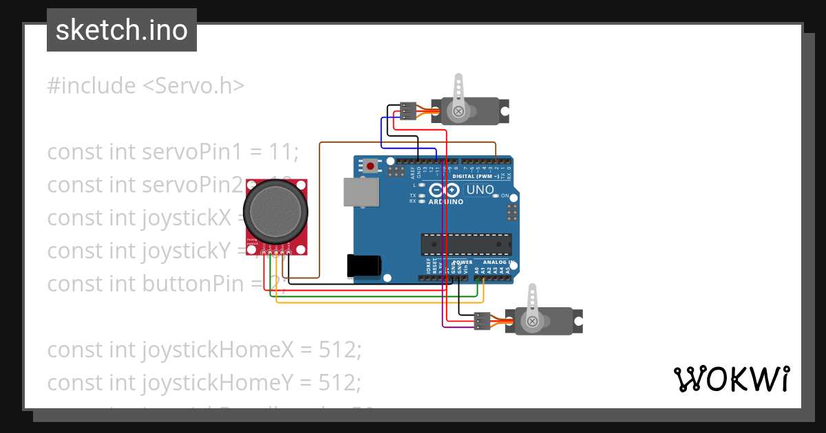joystick - Wokwi ESP32, STM32, Arduino Simulator