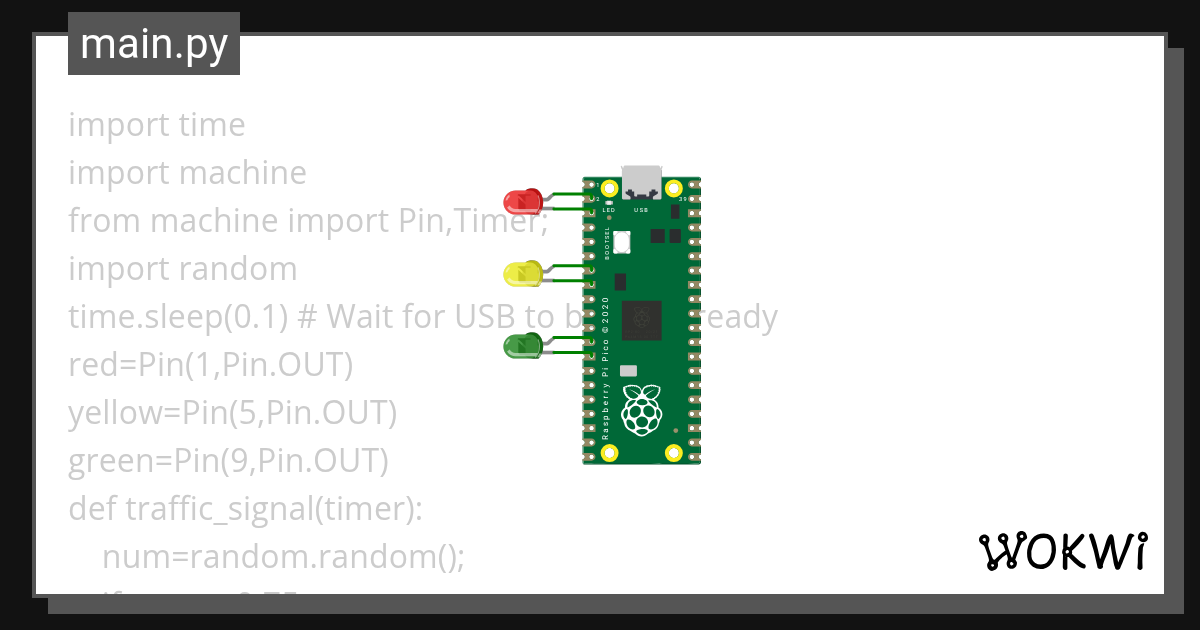 Trafficsignal Wokwi Esp32 Stm32 Arduino Simulator 7891