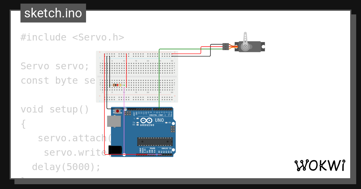 Flexservo Wokwi Esp32 Stm32 Arduino Simulator