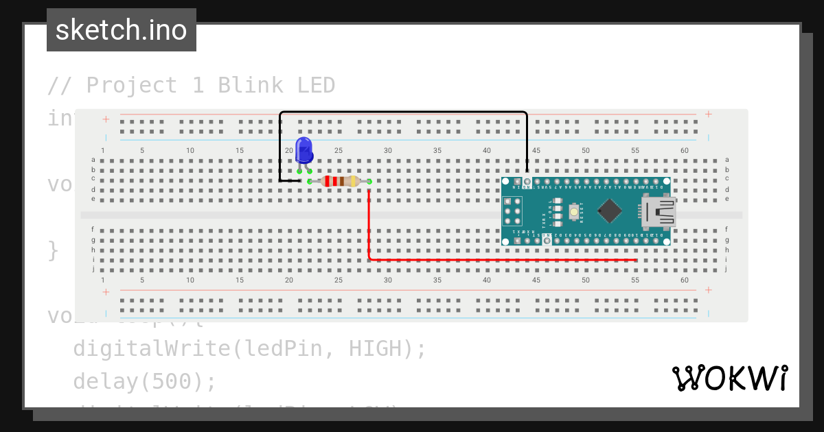 Putri Khalifatul Hasanahproject 1 Blink Ledkls 7c Wokwi Esp32 Stm32 Arduino Simulator