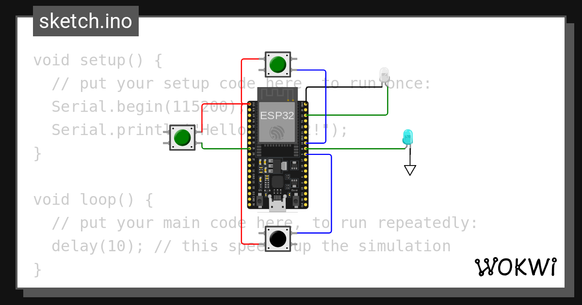 Redes Wokwi Esp32 Stm32 Arduino Simulator 