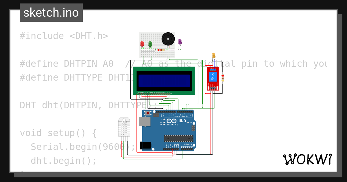 Smart Kitchen Heat Detector Wokwi Esp32 Stm32 Arduino Simulator 0631