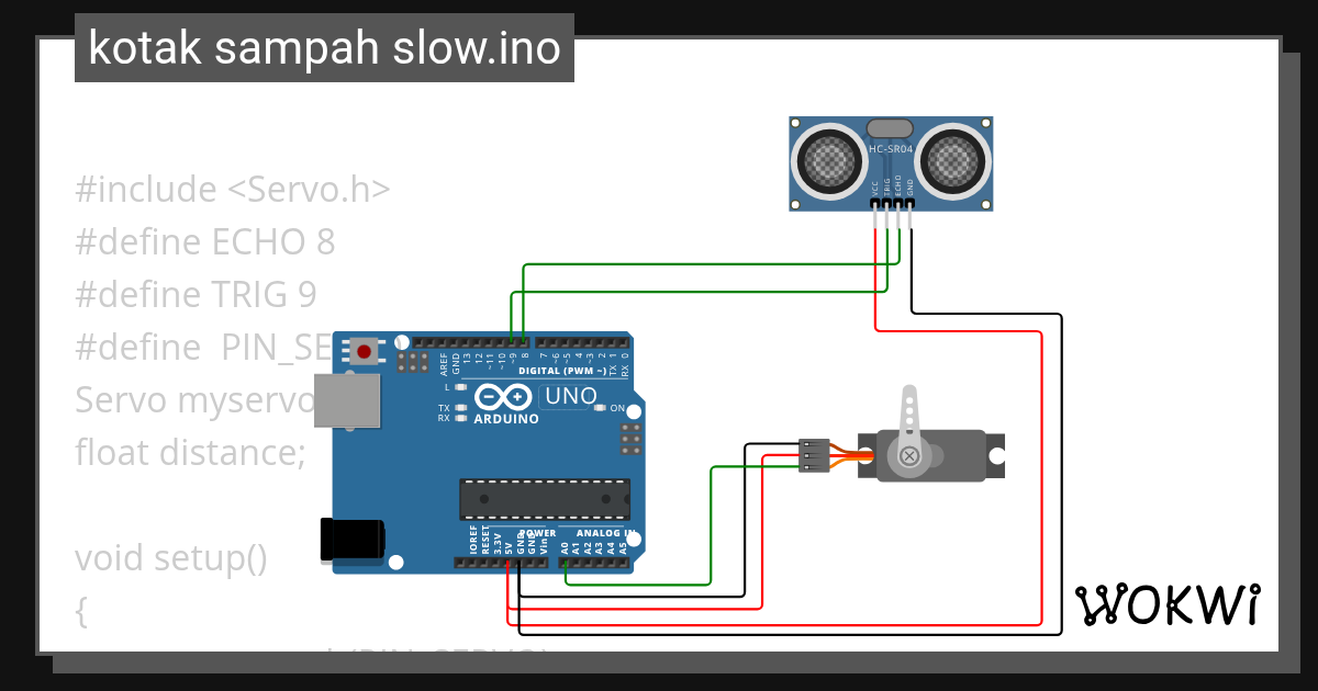 kotak sampah slow.ino Copy - Wokwi ESP32, STM32, Arduino Simulator