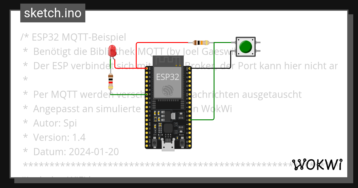 ESP32 MQTT example Copy wvss - Wokwi ESP32, STM32, Arduino Simulator