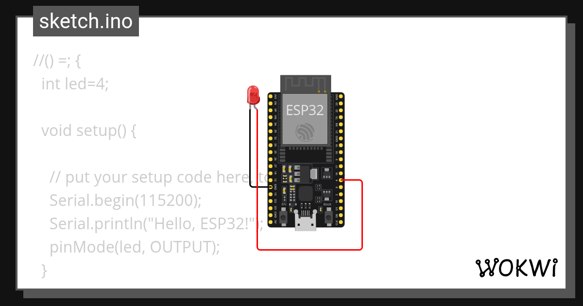 Led blink - Wokwi ESP32, STM32, Arduino Simulator Led blink - Wokwi ESP32, STM32, Arduino Simulator