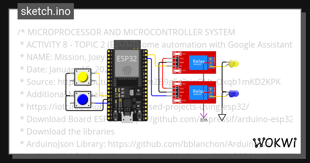 Wokwi - Online ESP32, STM32, Arduino Simulator