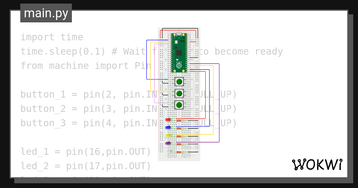 Pushbuttonled Wokwi Esp32 Stm32 Arduino Simulator
