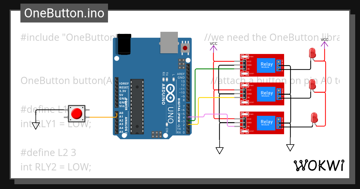01_2024 Demo Multi control - Wokwi ESP32, STM32, Arduino Simulator